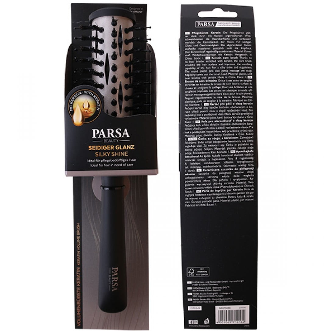 ΒΟΥΡΤΣΑ KERATIN CARE & SHINE by Parsa Haar GΜΒΗ (33mm) - beautysign.gr